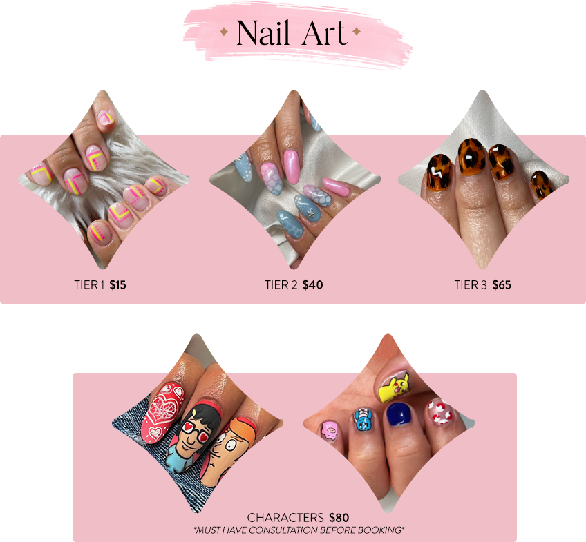 Menu – Musa Salon And Spa